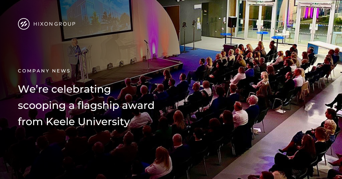 We’re celebrating scooping a flagship award from Keele University ...